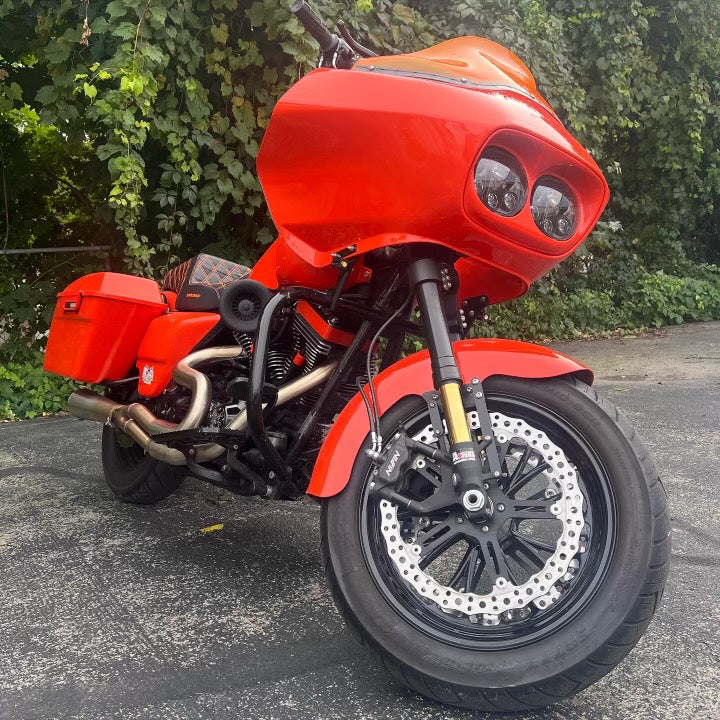 1999-2008 TOURING +2 INCH "BUILDER SERIES" INVERTED FORK KIT – A Plus ...